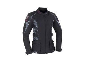 3660815151662 - April Damen Motorrad Textiljacke Schwarz Mehrfarbig 2XS 1 34 36