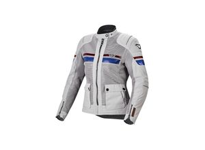 8718913083431 - Motorradjacke Fluent Weiß-Grau Damen