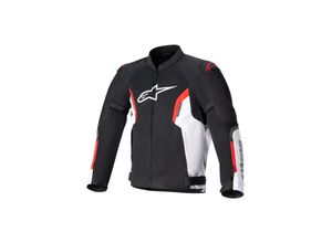 8059347123851 - Alpinestars Motorradjacke Alpinestars AST V2 Air Schwarz-Weiß-Hellrot