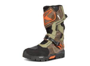 0840273700524 - Adventure GTX Motocross Stiefel - Grün Braun - 41 - unisex