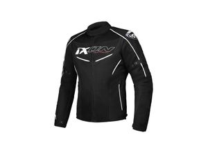 3661615570660 - Motorradjacke FLICKER Schwarz-Weiß