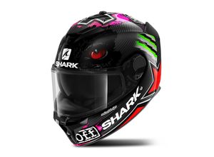 3664836549354 - Spartan GT Carbon Replica Redding Signature Helm - Rot Grün - XL - unisex