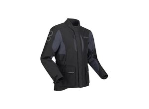 3660815193556 - Motorradjacke Siberia Schwarz-Grau