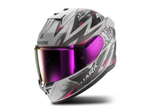 3664836681955 - Integralhelm D-Skwal 3 Blast R Silber-Violet-Schwarz