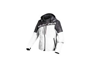 8718913093270 - Racoon wasserdichte Damen Motorrad Textiljacke - Schwarz Grau - L - female