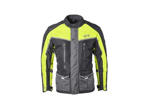 7630180123584 - Motorradjacke GMS Twister Neo WP Schwarz-Fluo Gelb