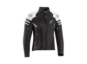 3661615478157 - Motorradjacke Ilana Evo Schwarz-Weiß-Grau Damen