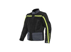 8051019266729 - Outlaw Tex Motorrad Textiljacke - Schwarz Grau Gelb - 50 - unisex