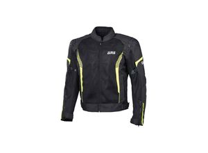 7630472639816 - GMS Motorradjacke GMS Samu Mesh Schwarz-Gelb