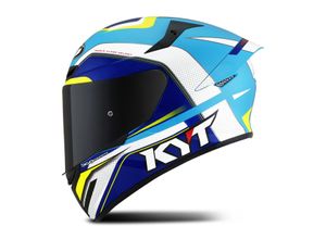 8020838339310 - KYT Integralhelm KYT TT-Course Weiß-Blau