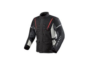 8700001350860 - REVIT! Motorradjacke RevIt! Horizon 3 H2O Schwarz-Rot