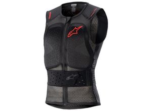 8059347090252 - Alpinestars Protektorenweste Alpinestars NUCLEON FLEX PRO Transparent Smoke Rot-Schwarz