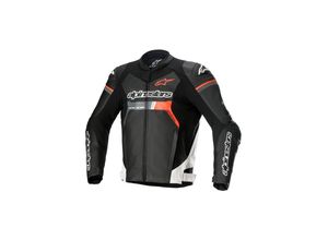 8059347014593 - Alpinestars Motorradjacke Alpinestars GP Force Leather Schwarz-Weiß-Rot