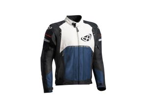 3661615460237 - Motorradjacke Allroad Beige-Blau-Schwarz