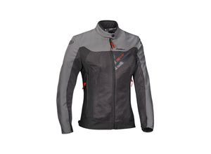 3661615422044 - Orion Damen Motorrad Textiljacke - Schwarz Grau - L - female