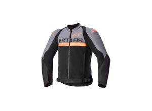 8059347164113 - Motorradjacke Alpinestars SMX Air Dunkelgrau-Schwarz-Orange Fluo