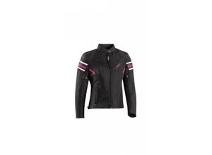 3661615478263 - Ilana Evo Damen Motorrad Textiljacke - Schwarz Pink - XS - female