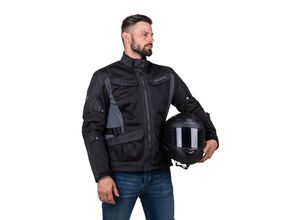 8051019391209 - Motorradjacke Desert Schwarz-Ebenholz