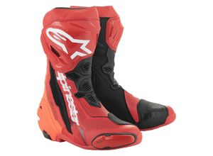 8059347377988 - Motorradstiefel Alpinestars Supertech R Vented Hellrot-Rot Fluo