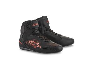 8059175187834 - Alpinestars Motorradstiefel Alpinestars Faster-3 Rideknit Schwarz-Neonrot