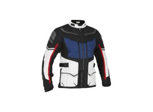 5415033314638 - Motorradjacke RICHA Infinity 2 Adventure Hellgrau-Blau-Rot