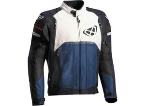 3661615475736 - Motorradjacke Allroad Schwarz-Anthrazit-Blau