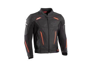 3661615481072 - Motorradjacke Ceros Schwarz-Rot