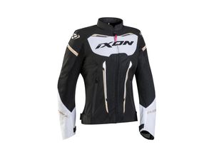 3661615479338 - Motorradjacke Striker Air Schwarz-Weiß-Gold Damen