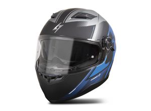 3701030130770 - Stormer Integralhelm Stormer Pusher Rush Blau-Metall