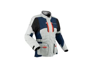 3660815182000 - Motorradjacke Siberia Grau-Blau-Rot Damen