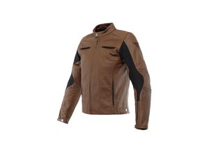 8051019420800 - Razon 2 Motorrad Lederjacke - Braun - 56 - unisex