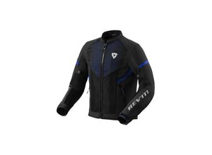 8700001367578 - Revit Hyperspeed 2 GT Air Motorrad Textiljacke - Schwarz Blau - 3XL - unisex