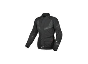 8718913118102 - Motorradjacke Rancher Schwarz-Grau Damen