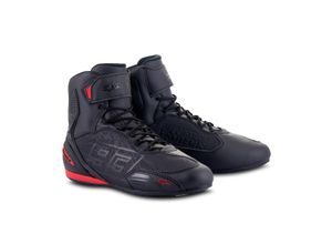 8059347005584 - Alpinestars Motorradschuhe Alpinestars Austin Schwarz-Hellrot