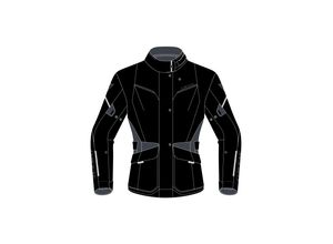 8051019402493 - Motorradjacke Tempest 3 D-Dry Schwarz-Ebenholz Damen