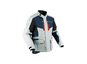 3660815181881 - Motorradjacke Siberia Grau-Blau-Rot