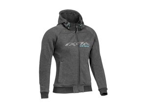 3661615354079 - Palermo Damen Motorrad Textiljacke - Grau - XS - female