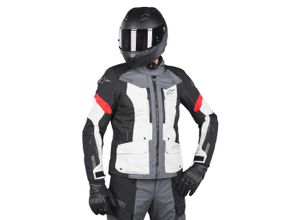 8059175096501 - Alpinestars Motorradjacke Alpinestars Stella Valparaiso V3 Drystar Grau-Rot