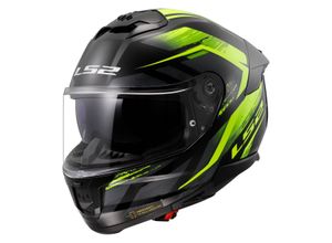 6923221186404 - Integralhelm FF808 Stream II Fury Schwarz-HiVis Gelb