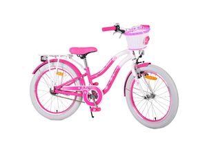 4067872156132 - TPFSports Lovely Kinderfahrrad - Mädchen - 20 Zoll - Rücktritt + Handbremse - Rosa