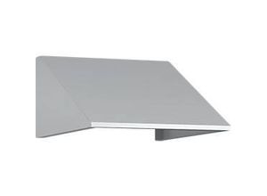 4068427397482 - Schrägdachaufsatz für Schließfachschrank Resisto Neigung von 26° B 396 x T 540 x H 230 mm Stahl lichtgrau RAL 7035