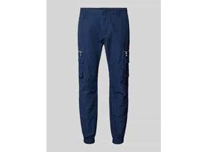 8052136763900 - Slim Fit Cargohose mit Teilungsnähten