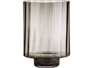 4063387276044 - Windlicht GILDE Novus braun Kerzenhalter B H T 2750cm x 3500cm x 2750cm Glas Kerzenhalter aus Glas B2750cm H3500cm T2750cm