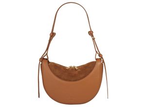 4262427392816 - Umhängetasche SAMANTHA LOOK Damen Gr B H T 27cm x 21cm x 8cm onesize braun (cognac) Leder clean Taschen echt Leder Made in Italy