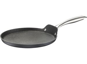 8007163277456 - Crêpepfanne PINTINOX ST1 Pfannen Gr Ø 25 cm + Höhe 18 cm grau (schwarz edelstahlfarben) Crêpepfanne 3-lagige Antihaftbeschichtung Induktionsgeeignet Ø 25 cm