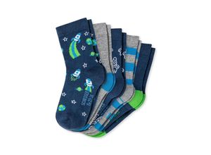 4007065638168 - Jungensocken 5er-Pack mehrfarbig - Astronaut 31 34