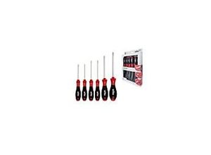 4010995245061 - Schraubendreher Set SoftFinish® (24506) 6 tlg i Schraubenzieher Satz für Alltag Handwerk Industrie i Schraubwerkzeug torx® mit Loch - Wiha