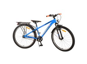 4067872155104 - TPFSports Cross Kinderfahrrad - Jungen - Rücktritt + Handbremse - 26 Zoll - 3 Gänge - Grau