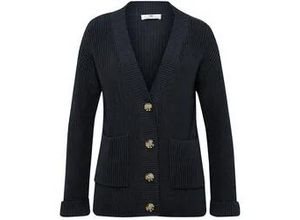 4065691679283 - Strickjacke V-Ausschnitt blau 38