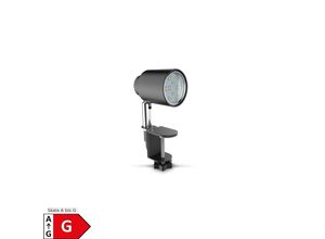 4057722005963 - Bklicht - led Klemmleuchte Leselampe Clip Bettlicht schwenkbar schwarz GU10 Mini-Lampe - 10